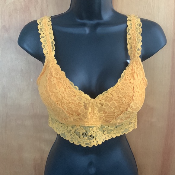 Intimates & Sleepwear | New Yellow Lace Bralettefinal Reduced Price ...